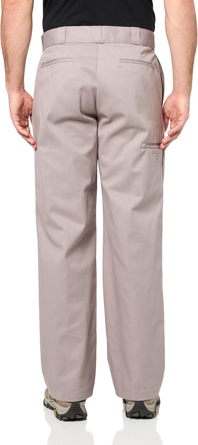 Dickies Men’s Loose Fit Double Knee Work Pant(Silver) - Dickies