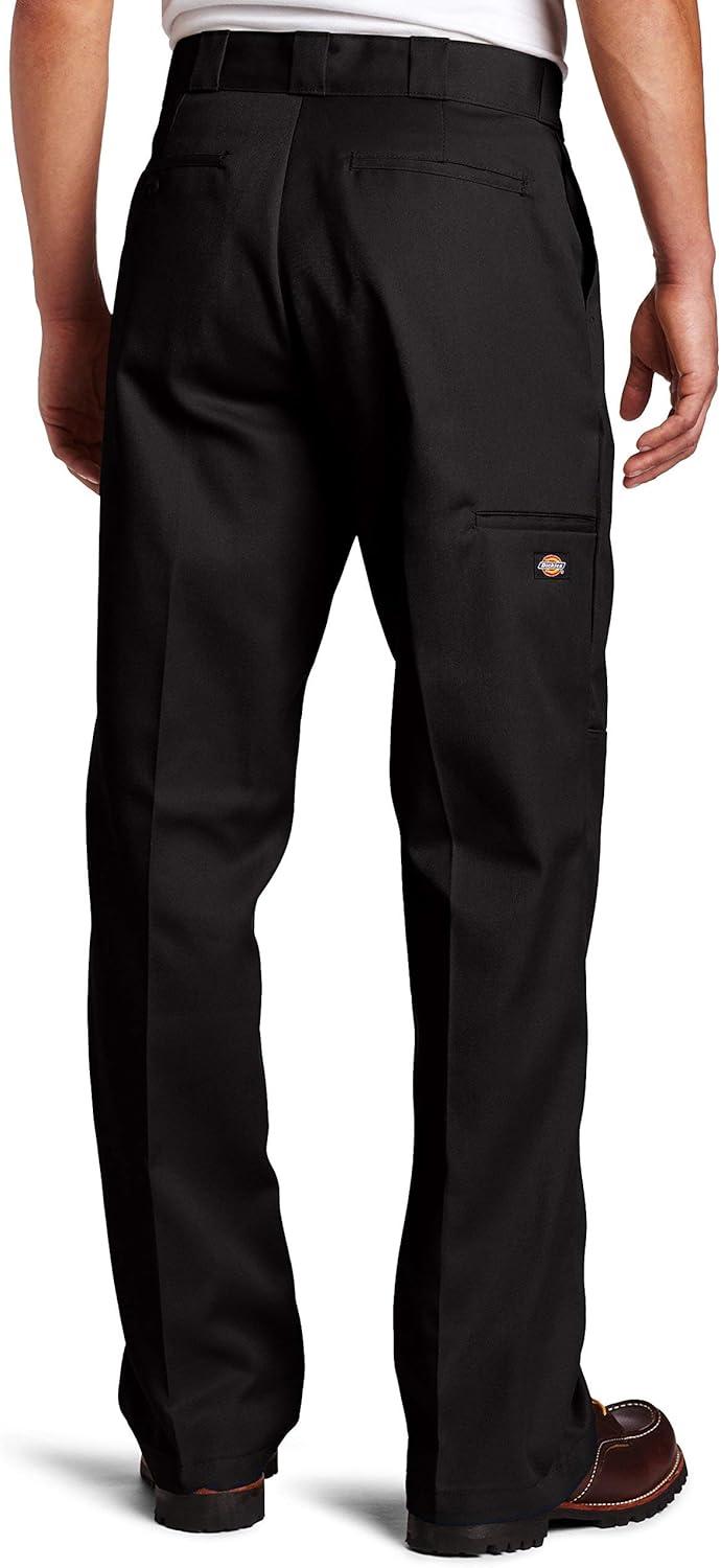 Dickies mens Loose Fit Double Knee Work Pant(Black) - Dickies