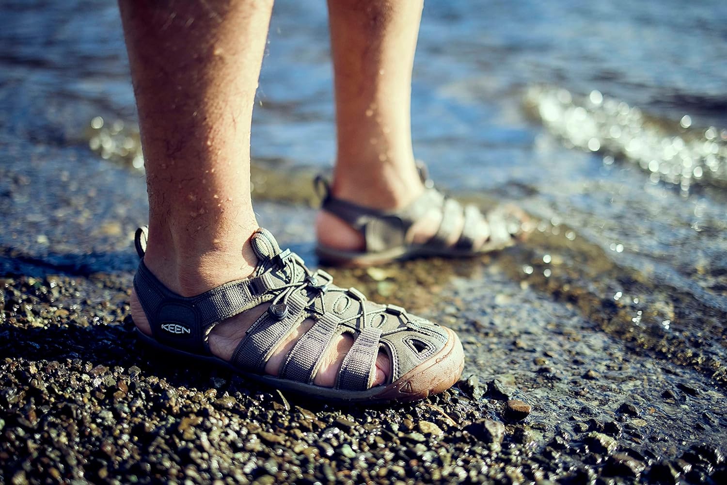 KEEN mens Clearwater CNX(Timberwolf/Timberwolf) - KEEN Footwear