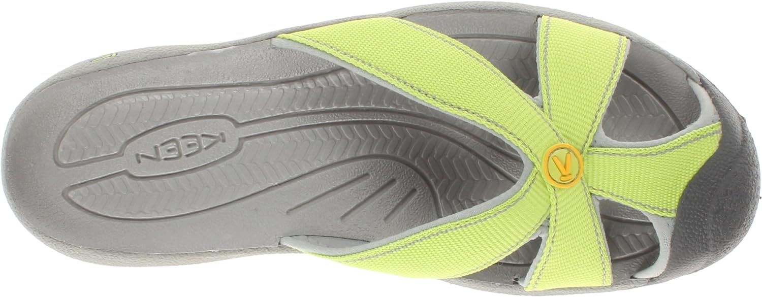 KEEN Women’s Bali Slip on Closed Toe Sandals(Lime/Neutral Gray) - KEEN ...