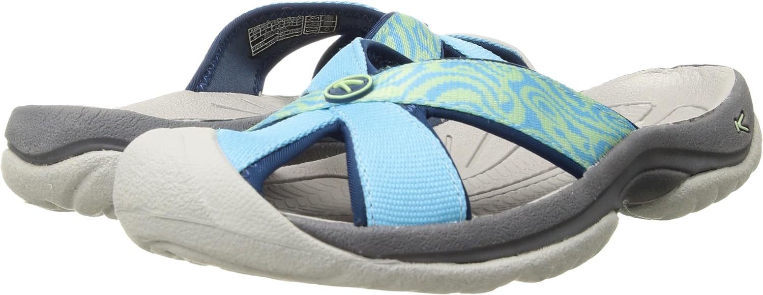 KEEN Women’s Bali Slip on Closed Toe Sandals(Norse Blue/Blue Opal ...