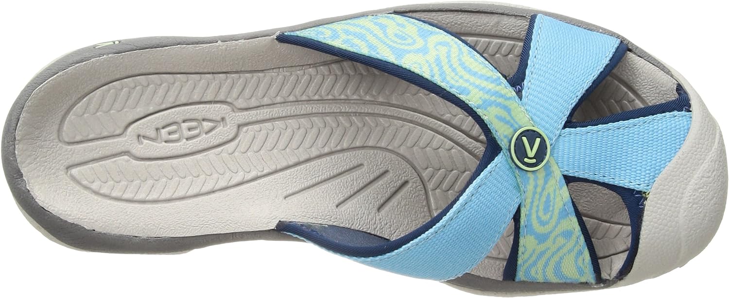 KEEN Women’s Bali Slip on Closed Toe Sandals(Norse Blue/Blue Opal ...