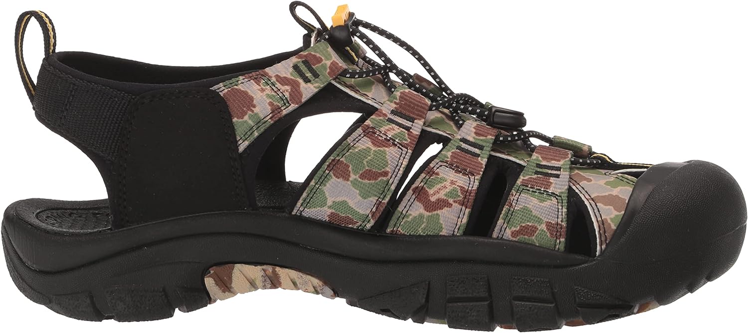 KEEN Men’s Newport H2 Closed Toe Water Sandals(Fisheye Camouflage ...