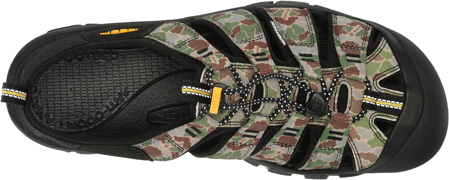 KEEN Men’s Newport H2 Closed Toe Water Sandals(Fisheye Camouflage ...