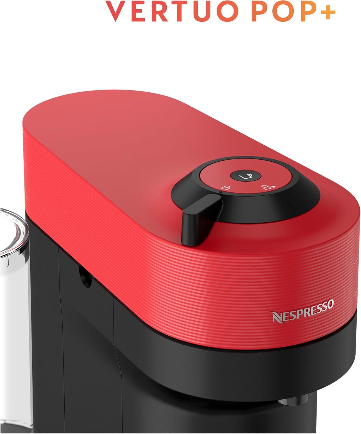 Nespresso Vertuo Pop+ Coffee and Espresso Maker by Breville, Spicy Red ...